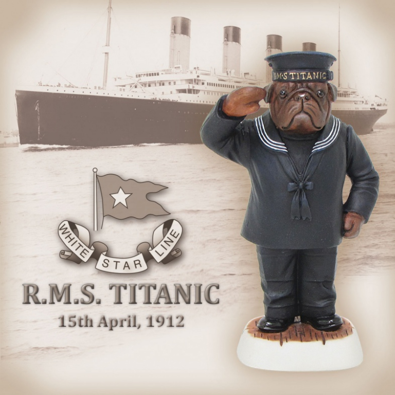 Robert Harrop Titanic Pug - World Collectors Net