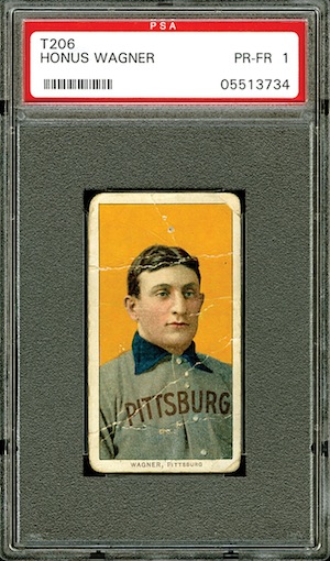 First Baseball Card and T206 Honus Wagner Come to Auction - World ...