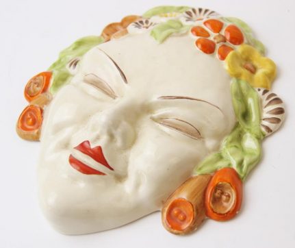Clarice Cliff Bizarre Wall Masks of the 1930s1