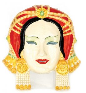 Clarice Cliff Bizarre Wall Masks of the 1930s1