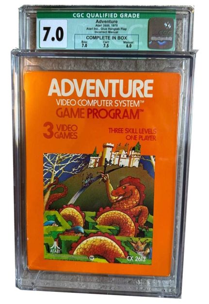 Adventure on Atari 2600 A Coveted Collectible Among Gaming Aficionados