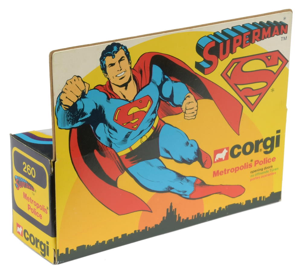 Corgi Toys 260 Superman Metropolis Police Department Car information ...